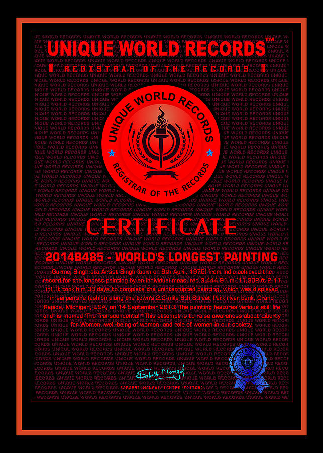 Unique World Records Painting by ArtGuru Official - Fine Art America