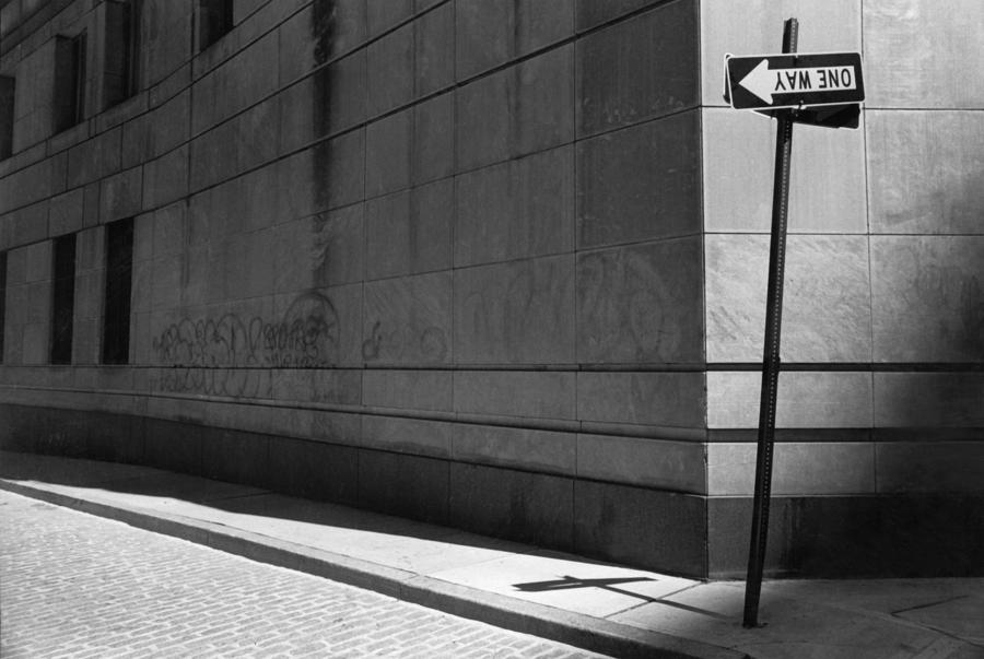 Upside Down Sign Photograph by Robert Ullmann - Fine Art America
