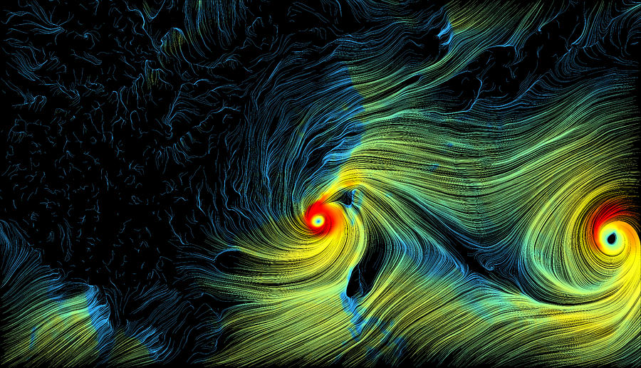 Usagi Wind Visualization - Series 10 Digital Art by Max Lo - Pixels
