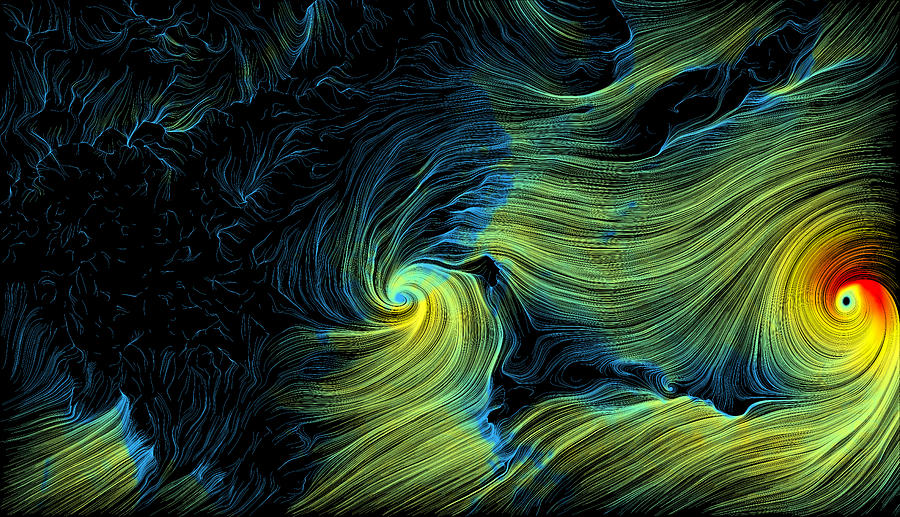 Usagi Wind Visualization - Series 12 Digital Art by Max Lo - Fine Art ...