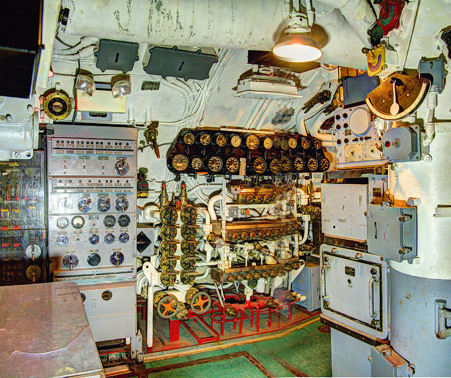 USS Batfish Control Room 2 Photograph by John Straton - Fine Art America