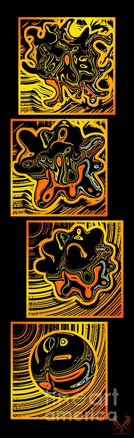 V Transitional Forms Map Digital Art by Dale Crum | Fine Art America