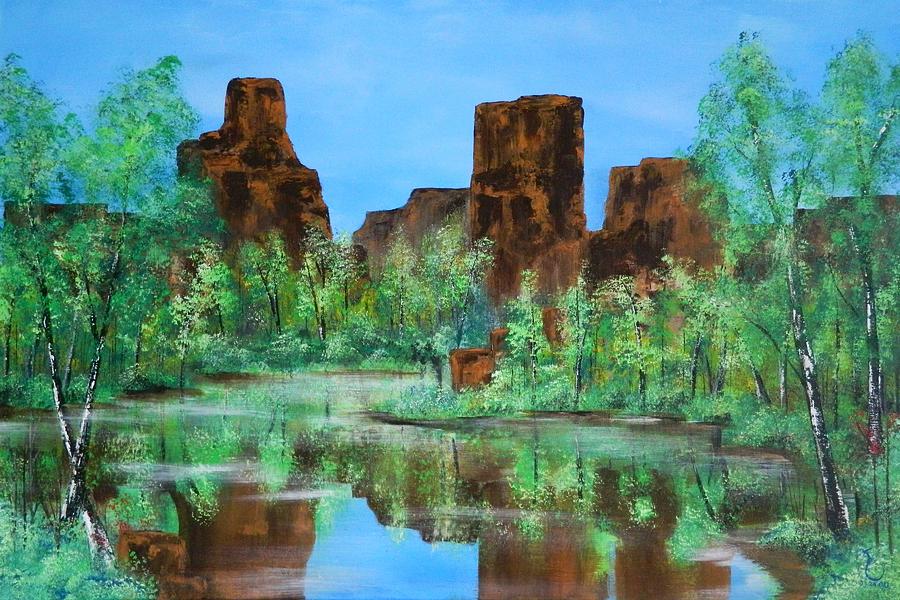 Valley Painting by Daniel Sanchez - Fine Art America