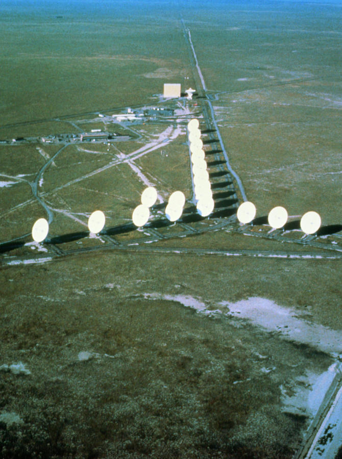 Very Large Array Telescope Photograph by Nrao/aui/nsf/science Photo ...