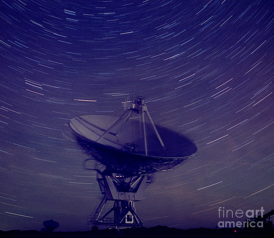 Very Large Array With Star Trails Photograph by John Chumack - Fine Art ...