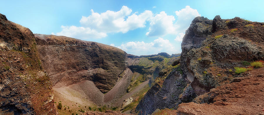 View Of Vesuvius Volcano Crater by Dragos Cosmin Photos