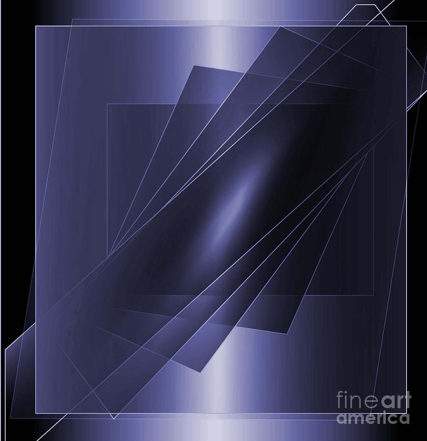 Violet Squares Digital Art by Iris Gelbart - Fine Art America