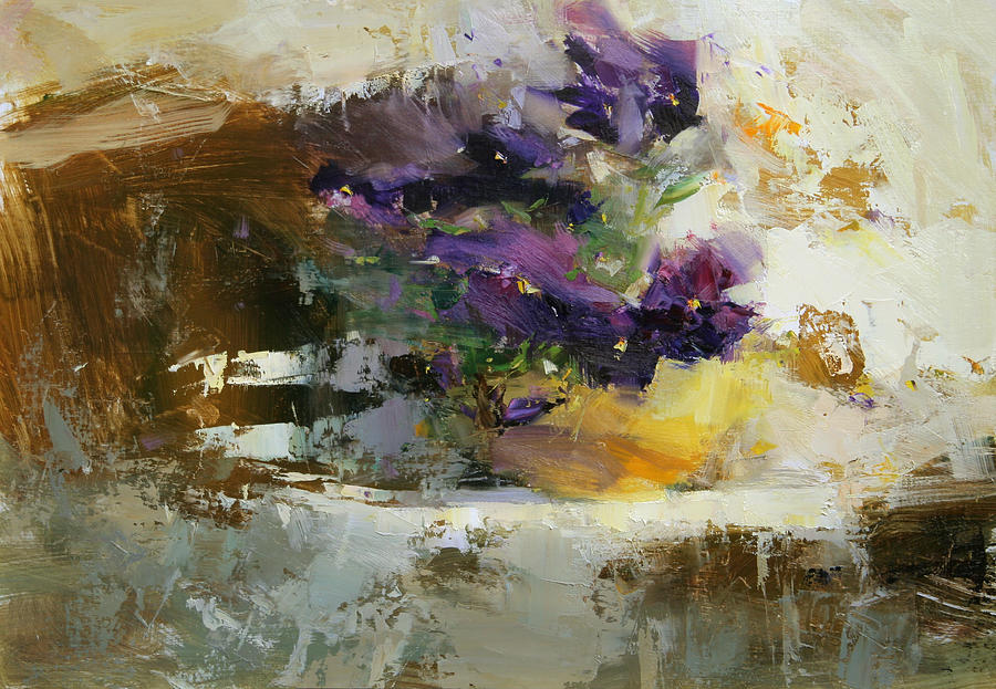 Violets Painting by Tibor Nagy - Fine Art America