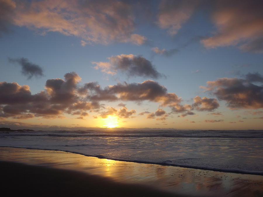 Virgin Beach Red Cloud Photograph by Randy Esson - Fine Art America