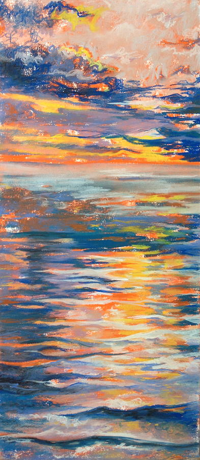 Vivid Sunset Painting by Wendy Ike - Pixels
