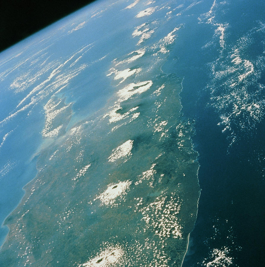 Volcanic Chain In Java Photograph by Nasa/science Photo Library - Pixels