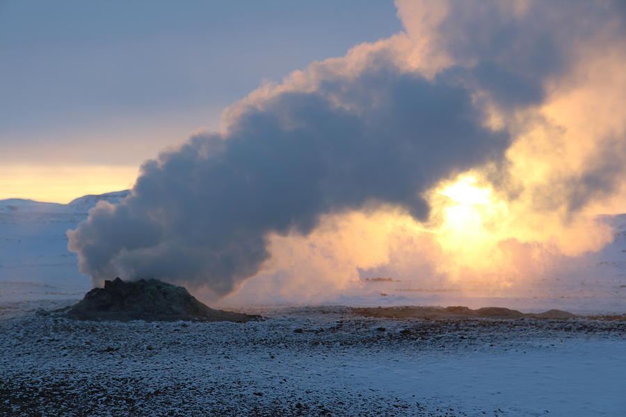 Volcano Sunset Photograph by Christopher Hoffman - Fine Art America