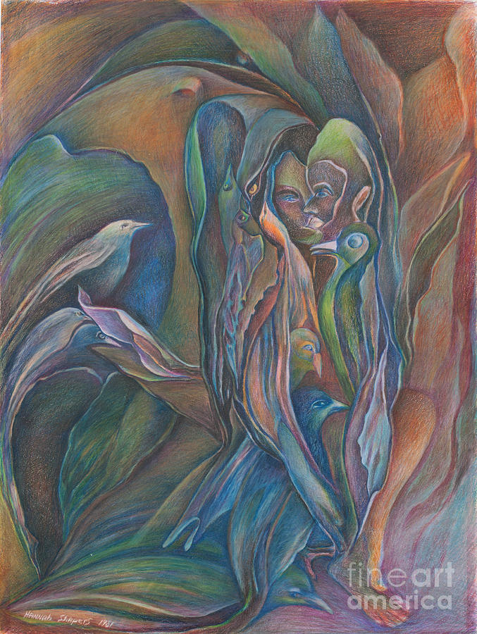 Voodoo Drawing by Hannah Greenberg - Fine Art America