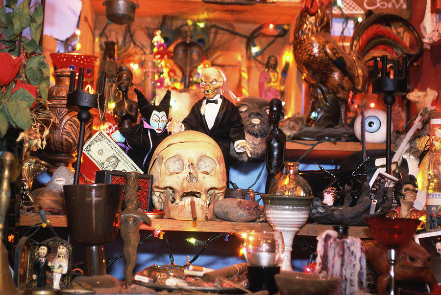 Voodoo Objects by Science Photo Library