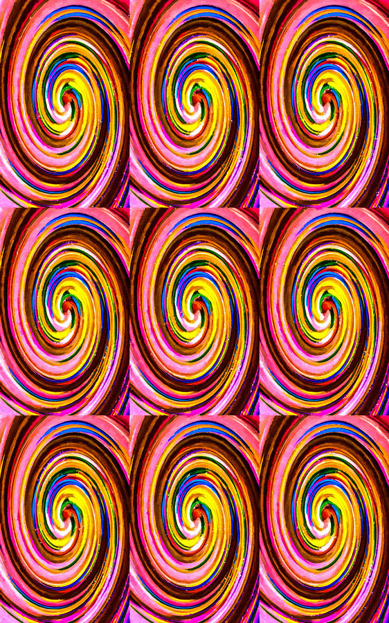 Vortex Abstract Background 2 Painting by Jeelan Clark - Fine Art America