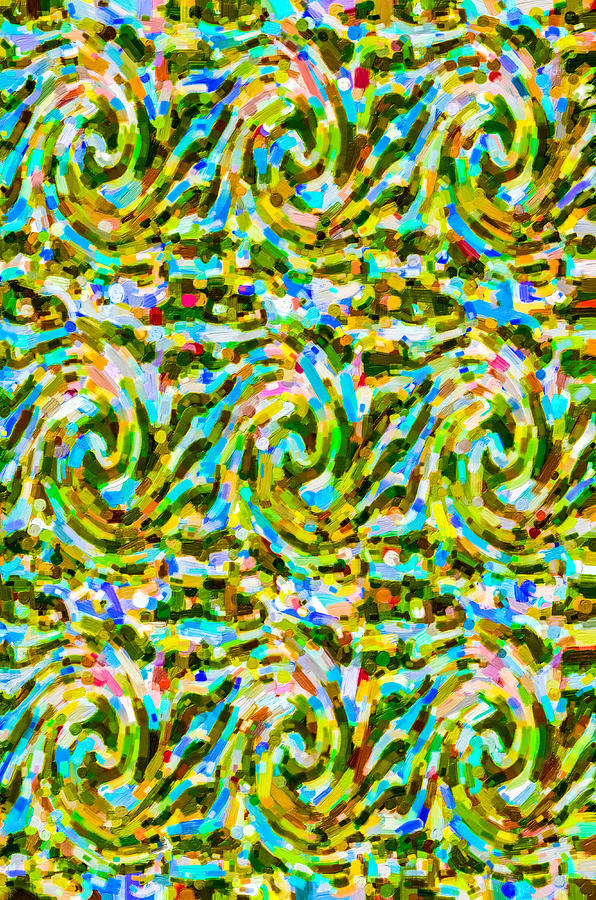 Vortex Abstract Background 8 Painting by Jeelan Clark - Fine Art America