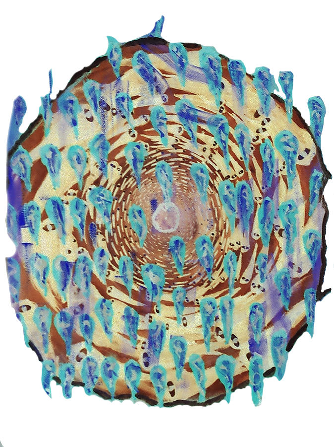 Vortex to hell inverted Painting by Don Lee - Fine Art America