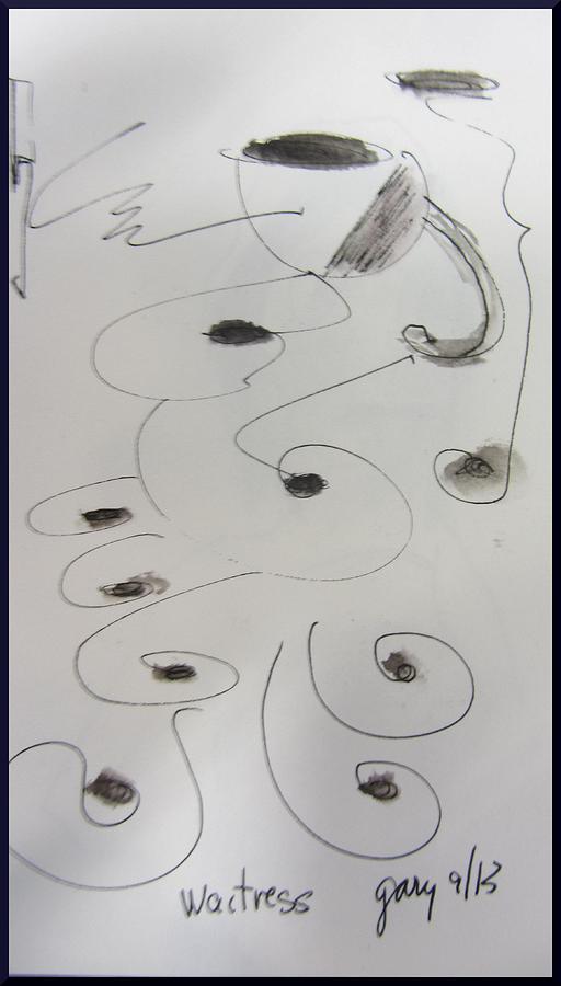 Waitress Painting by Gary Kirkpatrick - Fine Art America