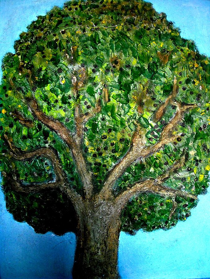 Walnut Tree Painting by Elena Buftea - Fine Art America