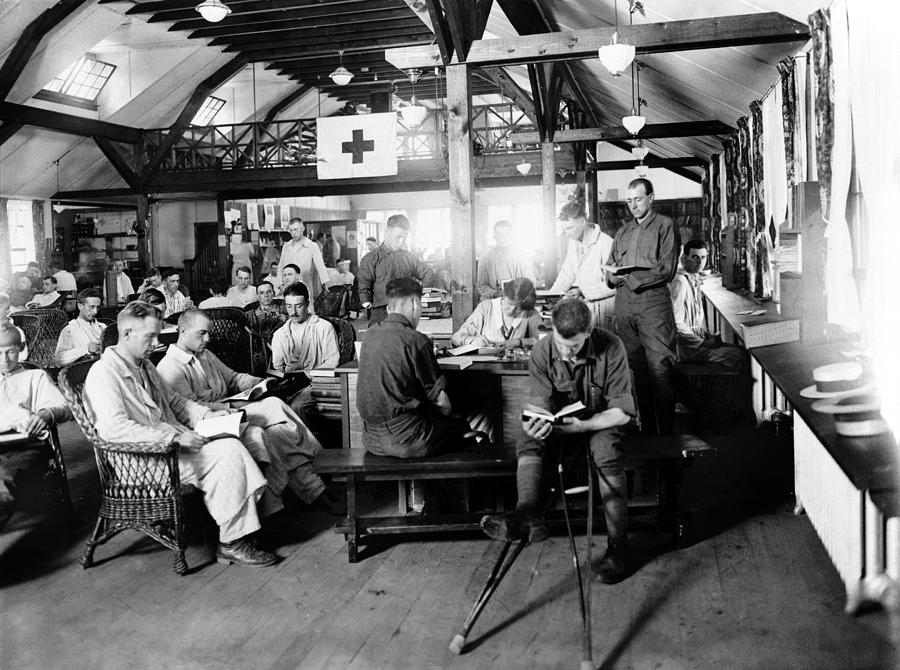 War Library, C1918 by Granger