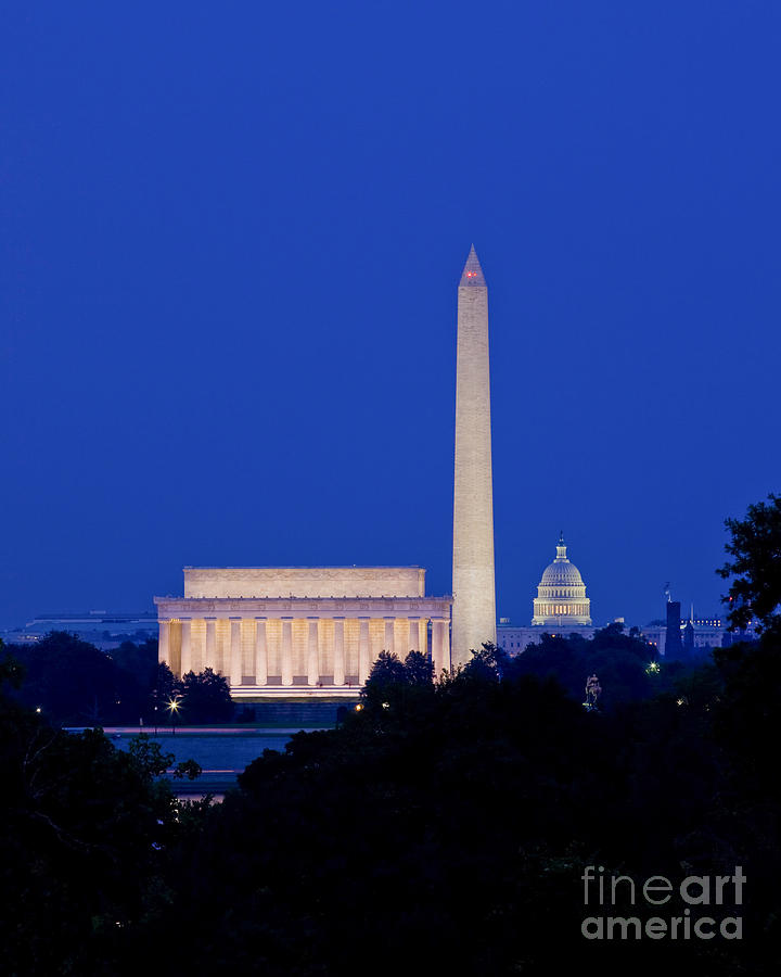 Washington DC Evening Photograph by B Christopher - Fine Art America