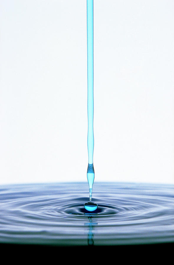 Water Droplet Photograph by Dr. John Brackenbury/science Photo Library ...