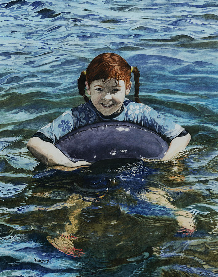 Water Violet Painting by Dwayne James - Fine Art America