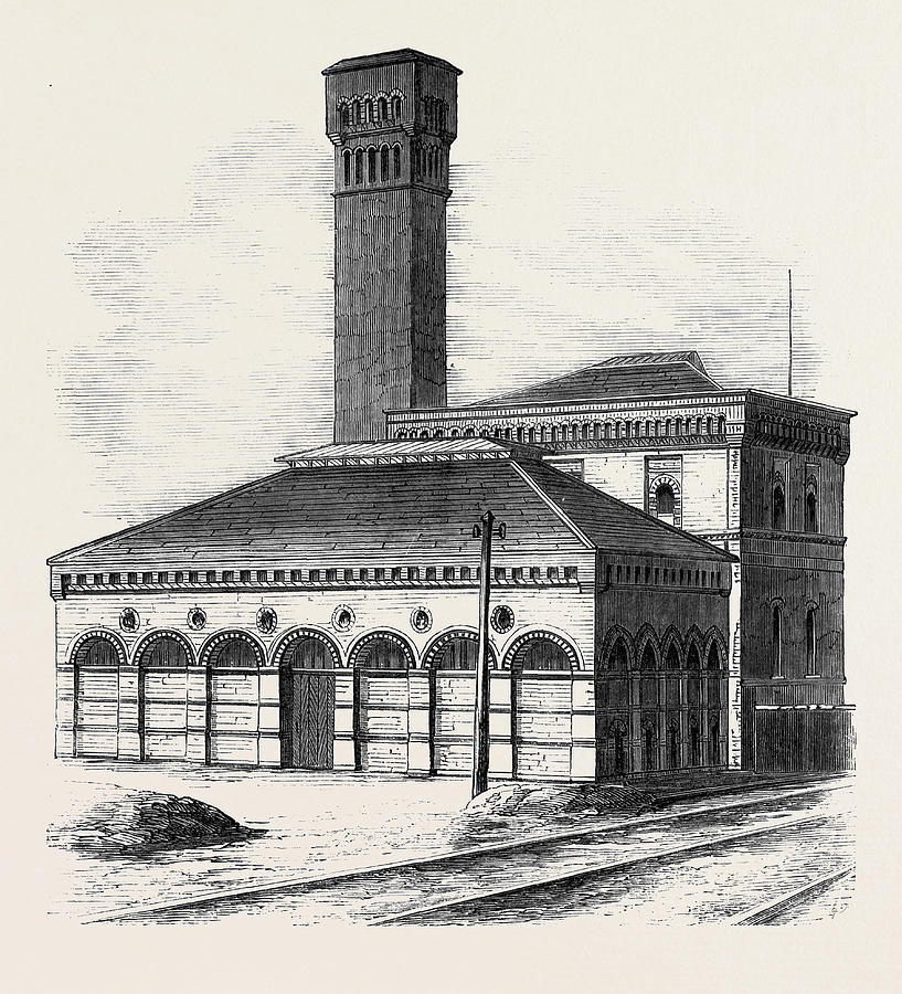 Waterworks South Staffordshire Drawing by English School - Fine Art America