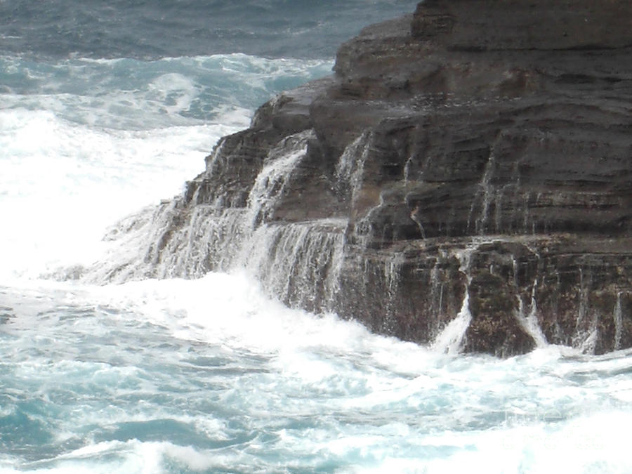 Wave Rivulets Photograph by Deborah Smolinske - Fine Art America