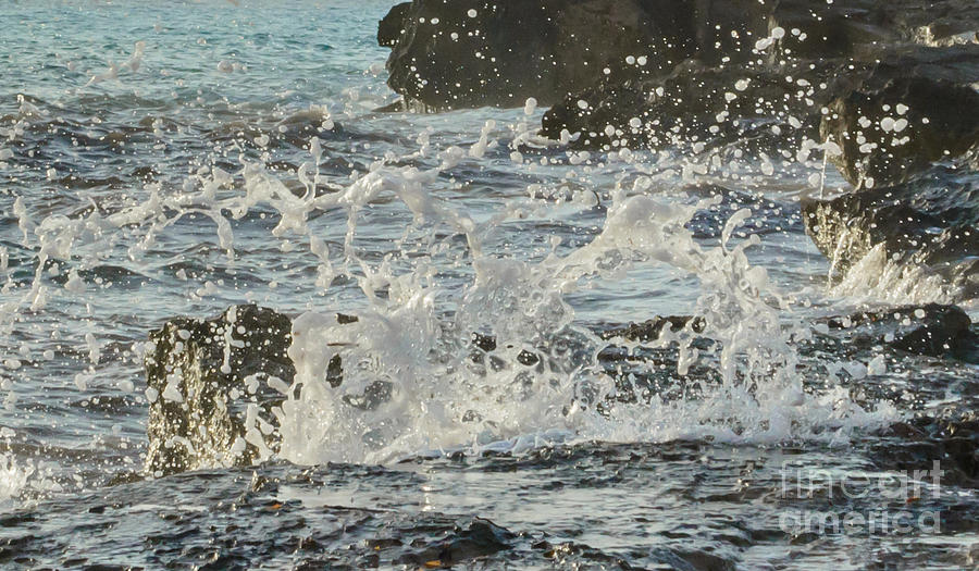 Wave splash pattern closeup Photograph by Ingela Christina Rahm | Fine ...