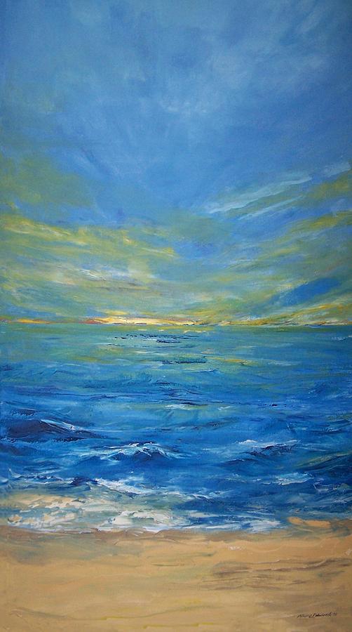 Waves Painting by Wayne Edwards - Fine Art America