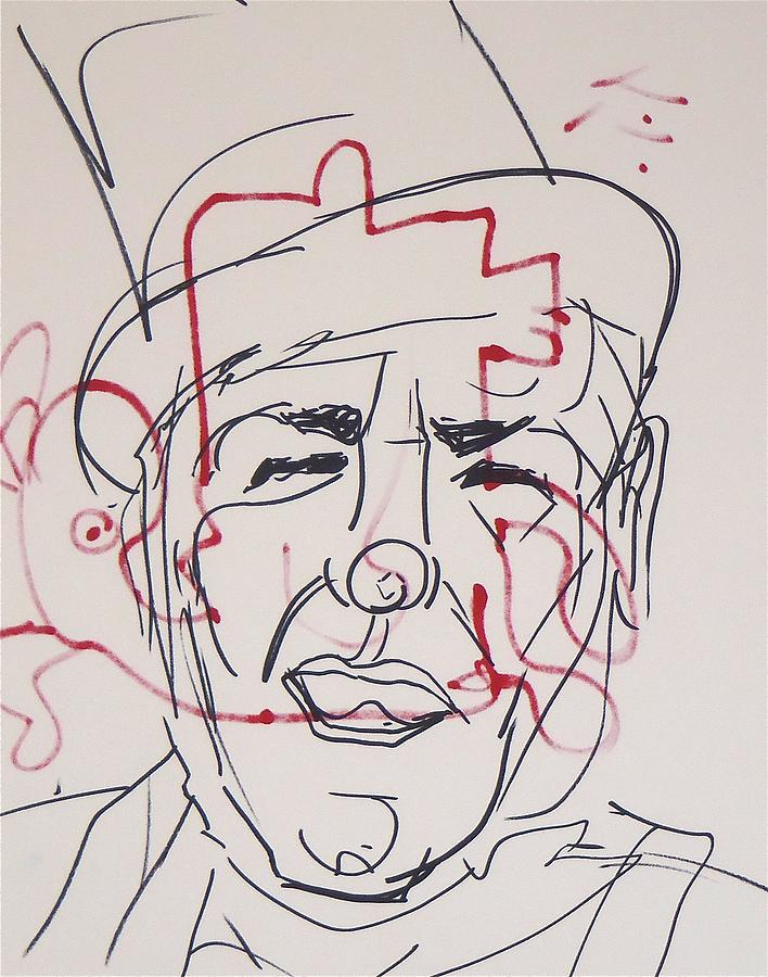 WC Fields Set Up Drawing Painting by Troy Thomas - Pixels