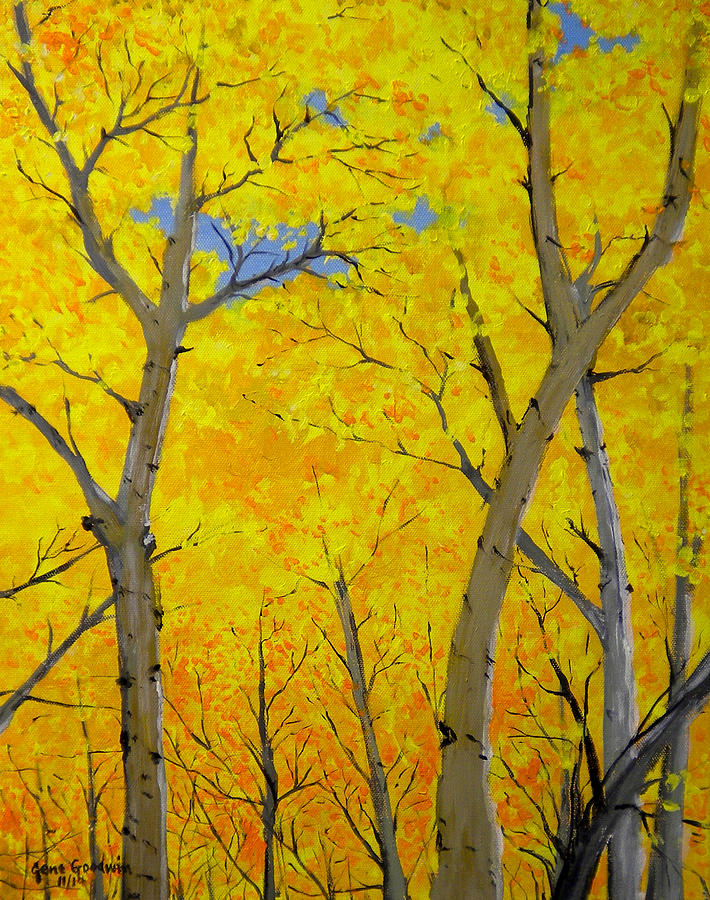 Welcome Fall Painting by Gene Goodwin | Fine Art America