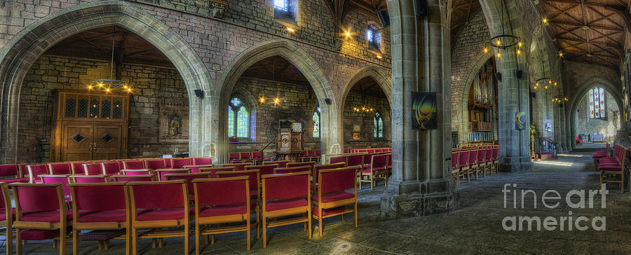 Welsh Cathedral Panoramic Photograph by Ian Mitchell - Fine Art America