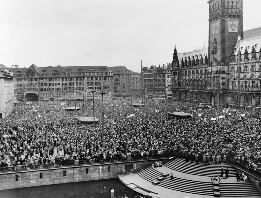 West Germany Protest Photograph by Granger - Fine Art America