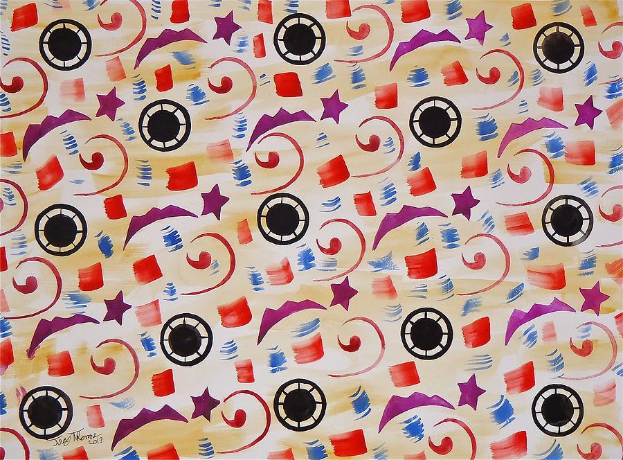 Wheel Pattern Painting by Troy Thomas - Fine Art America