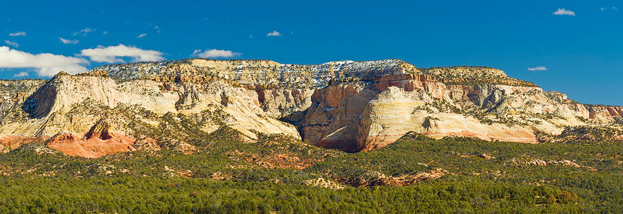 White Cliffs Mountain Range Photograph by Panoramic Images - Fine Art ...