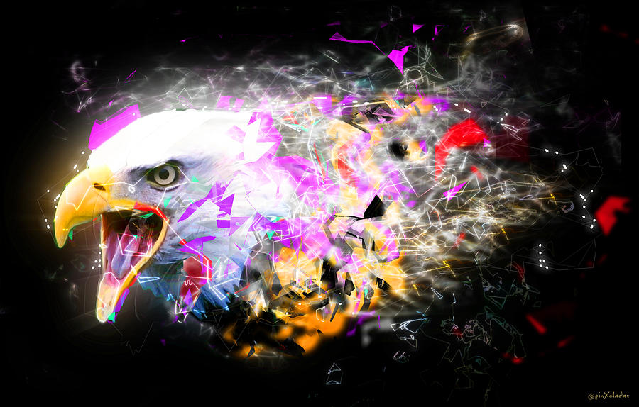 Wild Eagle Digital Art by Maximo Sanchez | Fine Art America