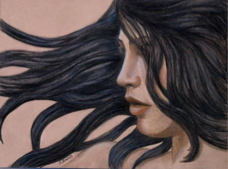 Windblown Pastel by Jenny Johns - Fine Art America