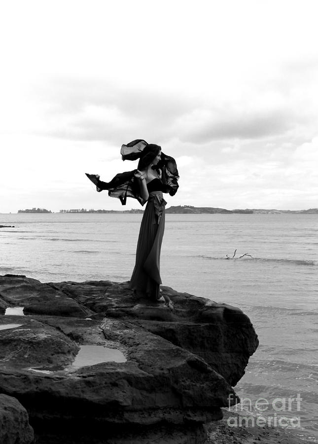 Windblown statue Photograph by Gee Lyon - Pixels