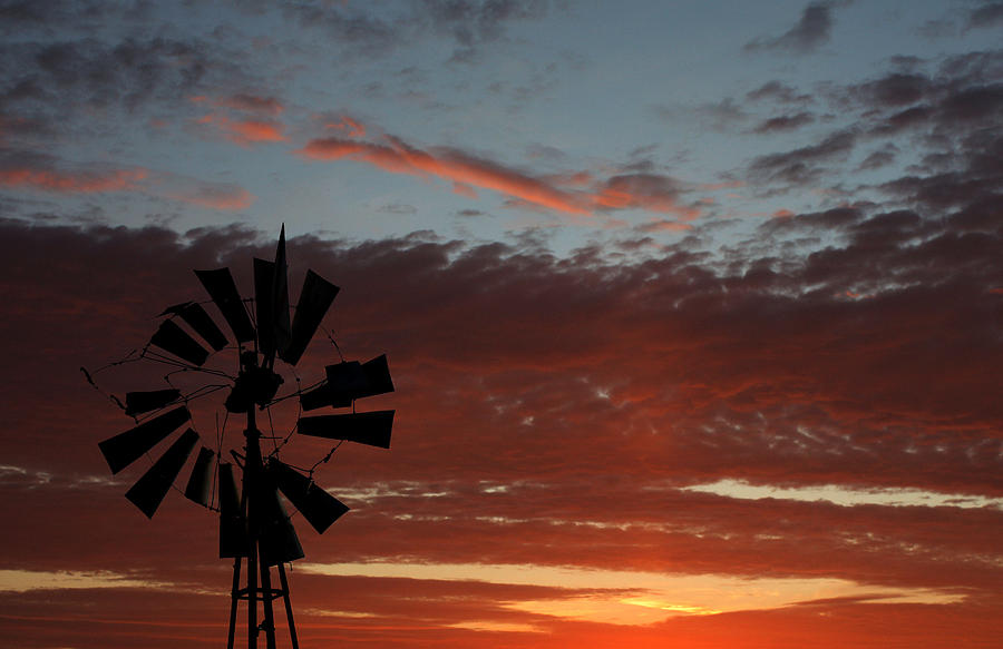 Windmill at Sunrise Photograph by Valerie Loop - Fine Art America