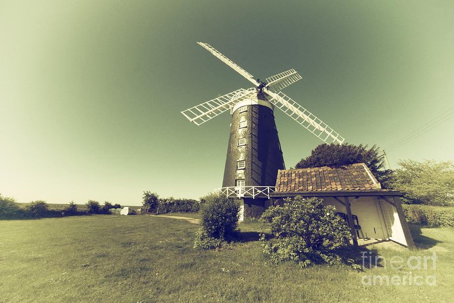 Windmill Glow Photograph by Rob Hawkins - Fine Art America