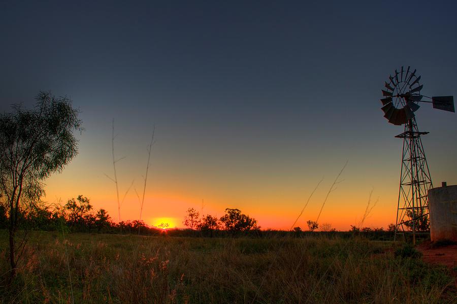 Windmill Sunset Photograph by Shane Dickeson - Fine Art America
