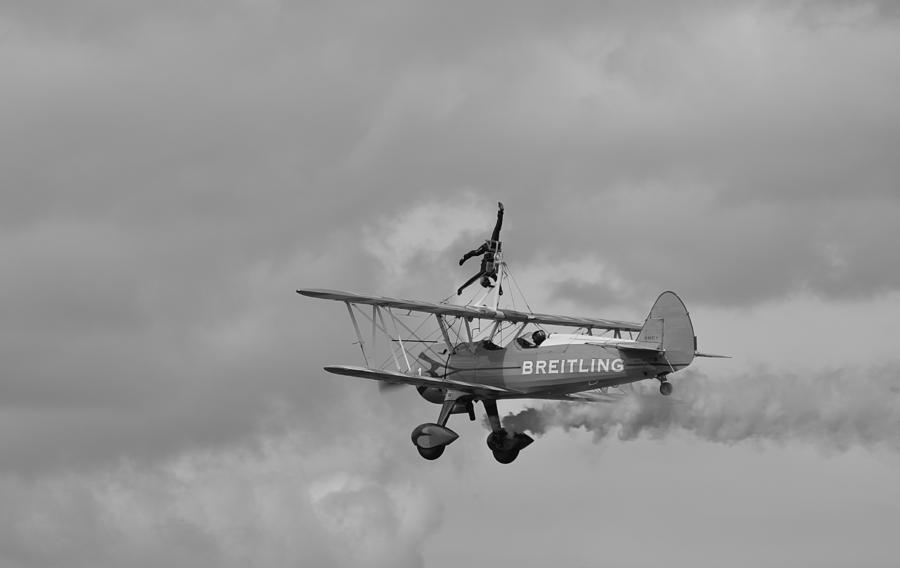 Wingwalking Photograph by Simon Hackett - Fine Art America
