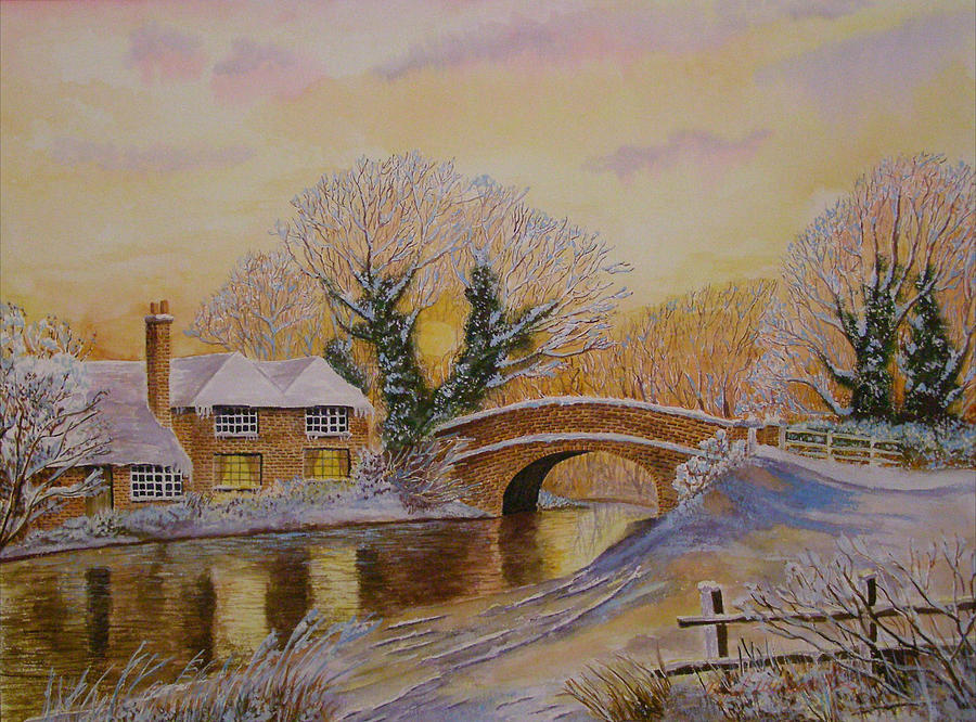Winter Light Painting by Nigel Coe - Fine Art America