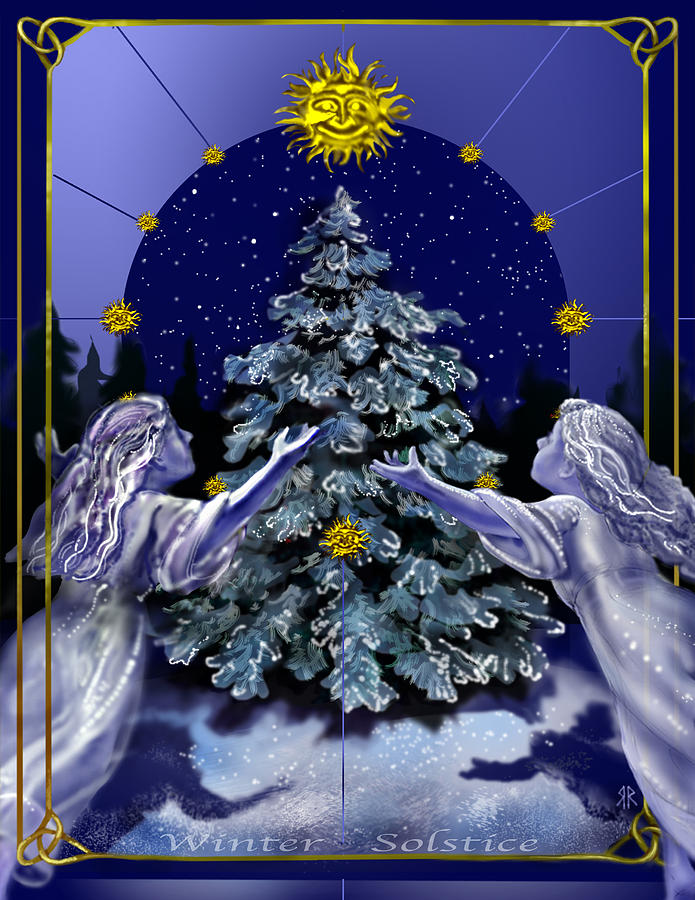Winter Solstice Painting by Rick Reason - Fine Art America