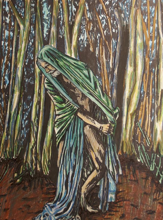 Wise Wizard Drawing by Lisa Eldred - Fine Art America