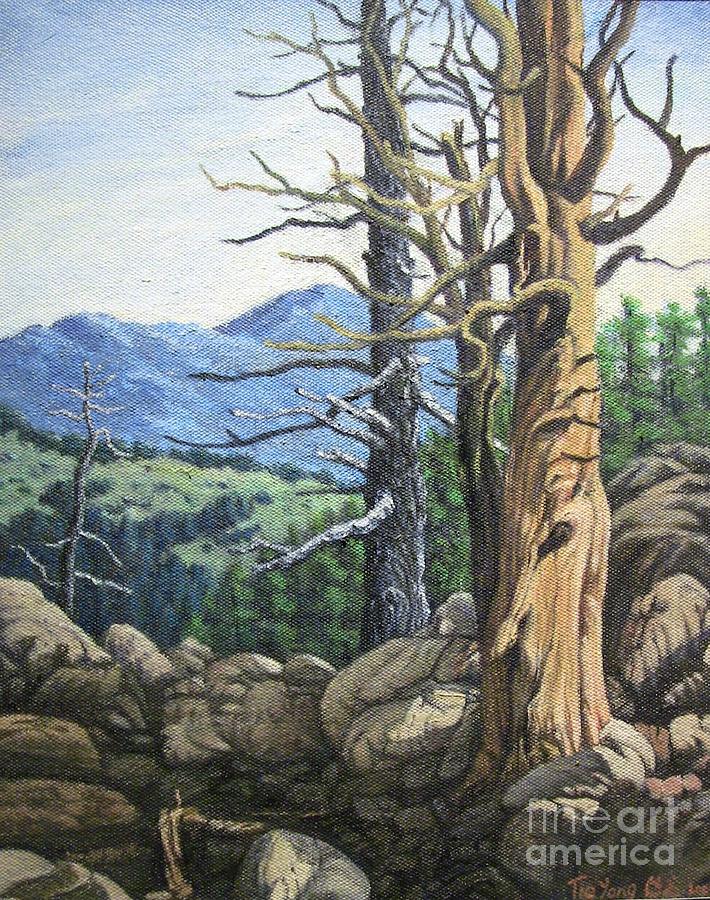 Withered Trees Painting by Tierong Fu - Fine Art America