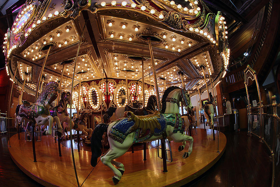 World Famous Carousel Photograph by Tony Weber - Fine Art America