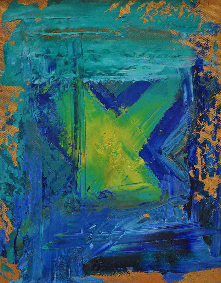 X Painting by Sharon Mitchell - Fine Art America